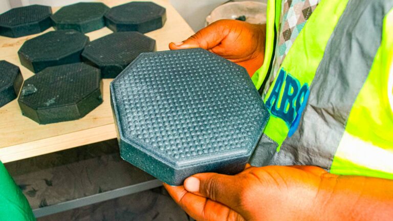 Producer of recycled plastic paving stones | BGS Recyplast